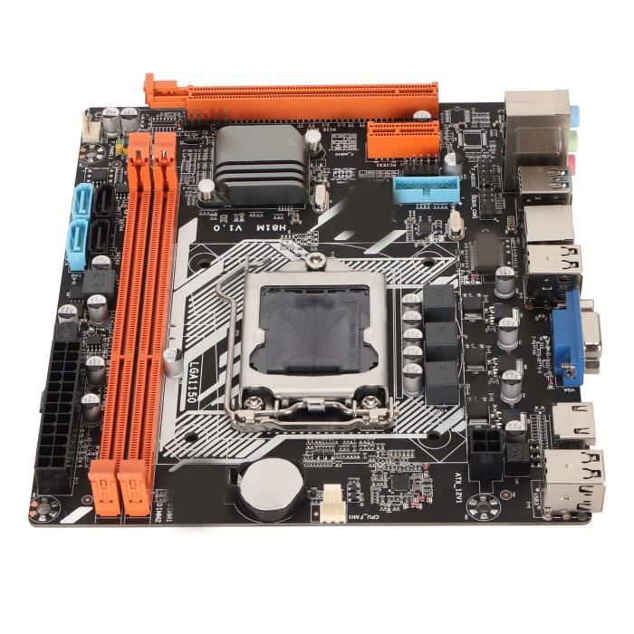 Vvikizy Carte mère H81M H81M carte mère M ATX LGA 1150pin prise en ...