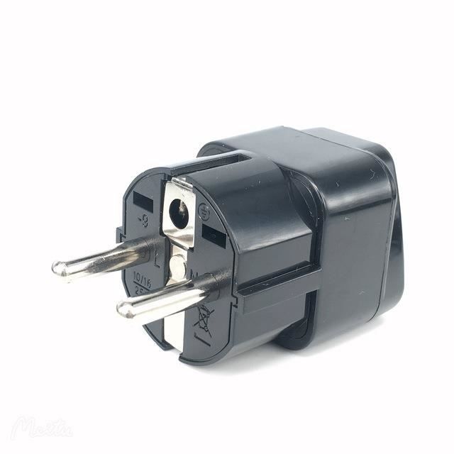 PRISE UNIVERSELLE,Type E F-White--Adaptateur De Prise De Courant ...