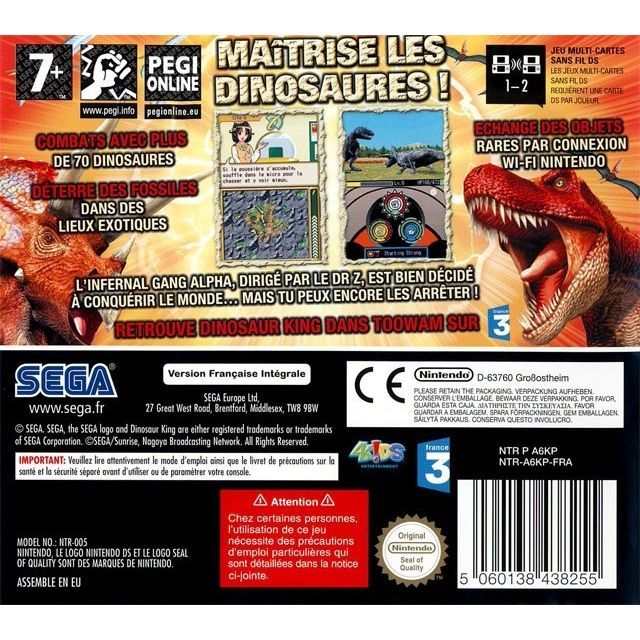 DINOSAUR KING / JEU CONSOLE NINTENDO DS - Cdiscount Jeux vidéo