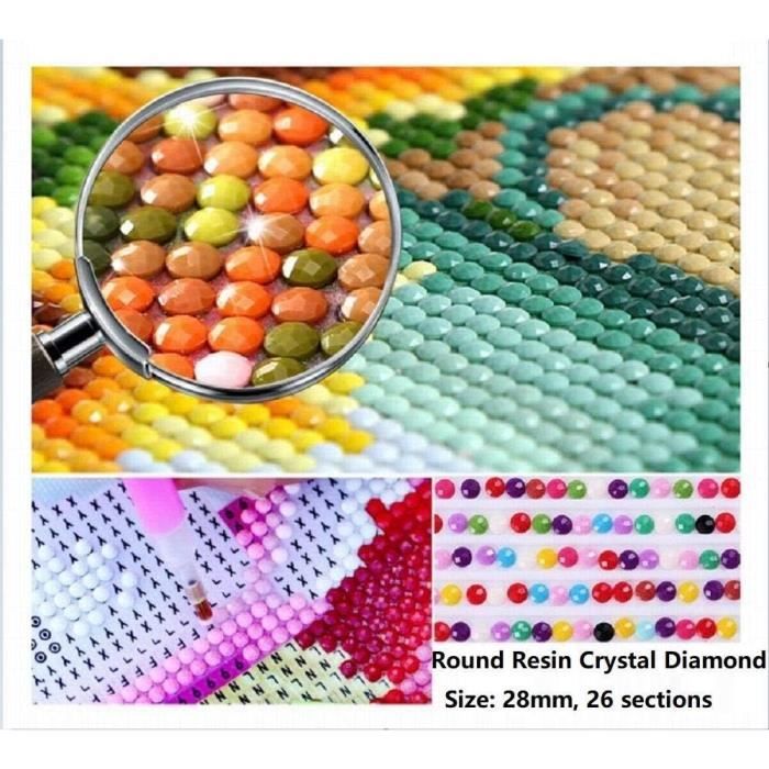 Diy Tableau Perle Canevas Broderie Diamant Fille Femme Au Chapeau Kit ...