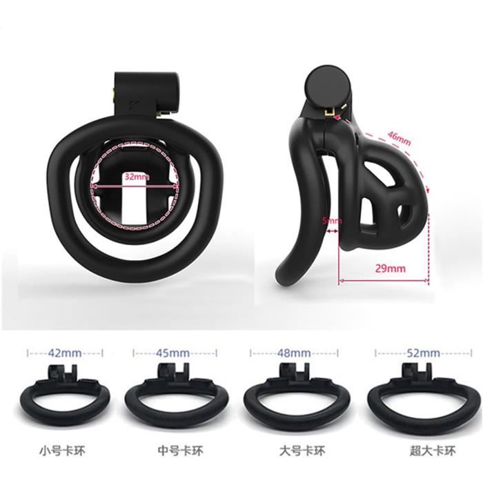 Mini Dispositif De Chasteté En Résine Pour Homme, Cage De Chasteté Avec ...