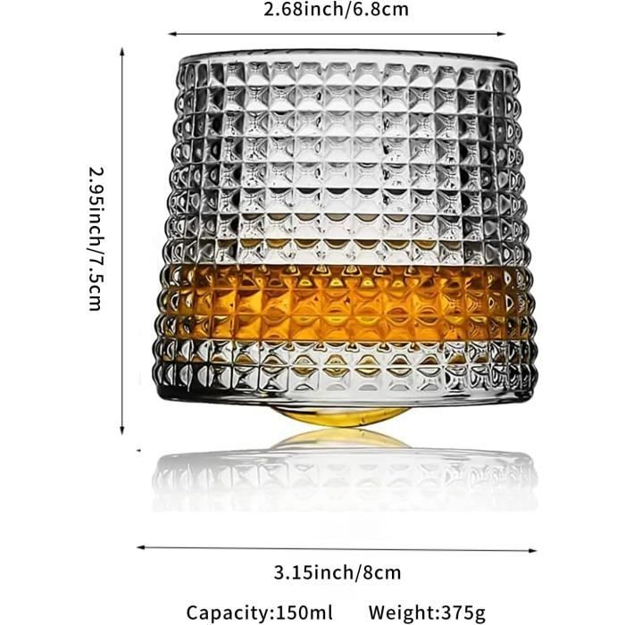 Verre À Whisky, Verre À Whisky En Cristal, Saillie En Forme De Boule Au ...
