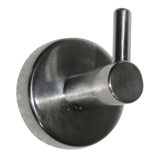 Patère en inox poli 70x50mm - AKW - 23621 - Cdiscount Bricolage