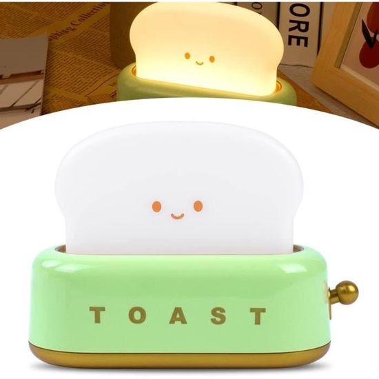 Veilleuse - Toast Night Light - Peut Être Chronométré - Usb ...