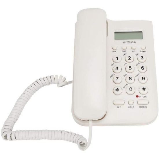 Téléphones Fixes filaires, Téléphone Fixe Filaire à Double système FSK ...