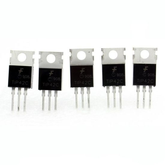 5x Transistor TIP42C - TIP42 - PNP - TO-220 - 99tran058 - Cdiscount ...