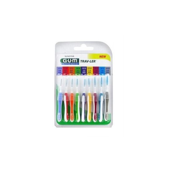 Brossettes interdentaires - Butler Gum - Travler-pack - 9 unités ...