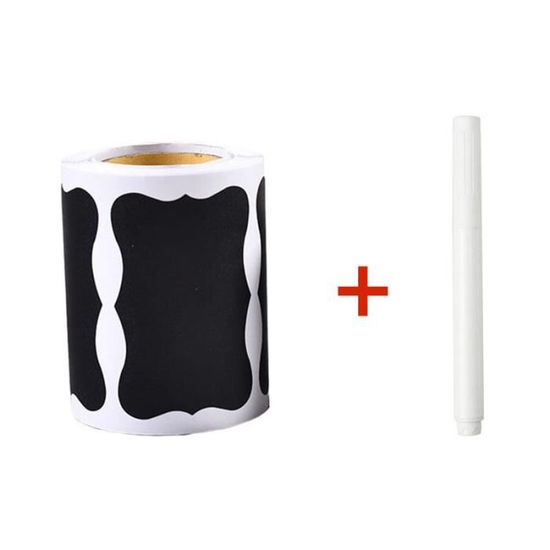 Gommette,Étiquettes autocollantes pour tableau noir, 120 pièces-rouleau ...