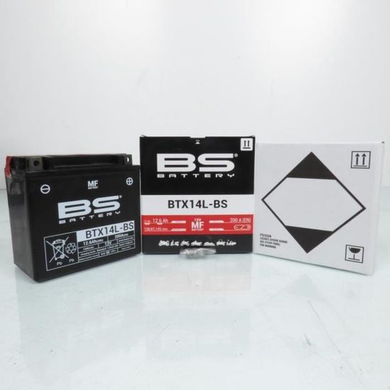 Batterie BS Battery pour Scooter Suzuki 250 Burgman K3-K6 2003 à 2006 ...