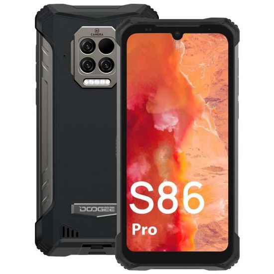 DOOGEE S86 Pro Robuste Smartphone 8Go 128Go IP68 Étanche 8500mAh Batterie Écran 6.1" Caméra 16MP ...