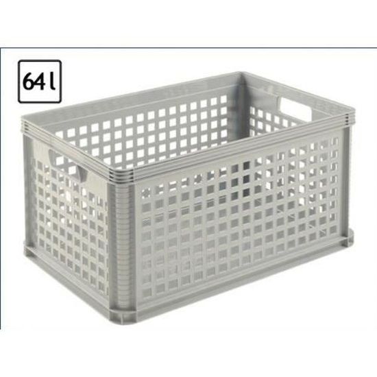 Boîte de rangement - OKT - Euro-Box - Plastique - 64 L - 600x400x320 mm ...