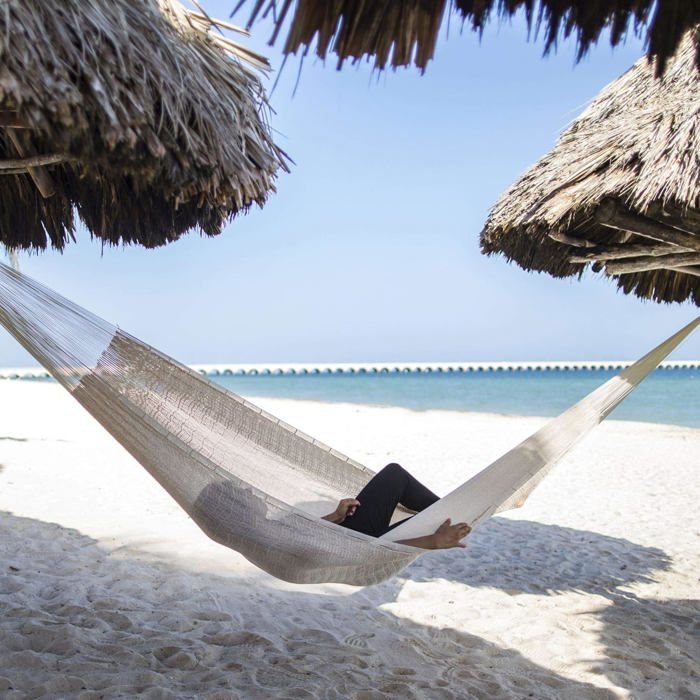 Naturel Hamac Filet Mexicain Double Plus Edition Naturel - Cdiscount Jardin