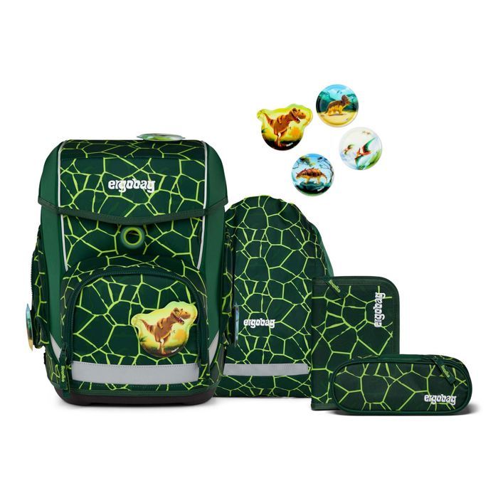 Ergobag Sac d'école vert foncé vert clair pour fille et garçon - Cubo ...