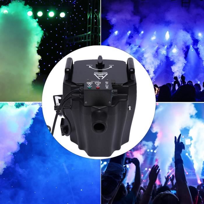 3500W DMX Fog Ground Fog Machine DJ Party Dry Ice Machine Smoke Effect ...