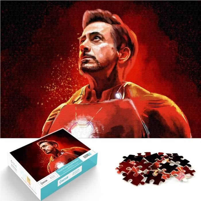 Puzzles 1000 Pièces Iron Man Puzzle Adultes Et Enfants Puzzles ...