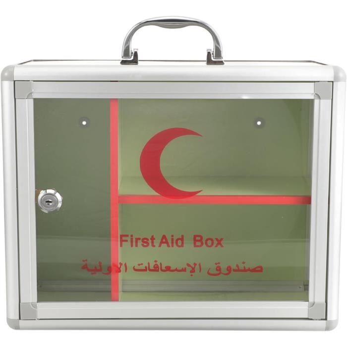 Boîte Conteneur De Premiers Secours Kit De Médecine D'Urgence Para ...