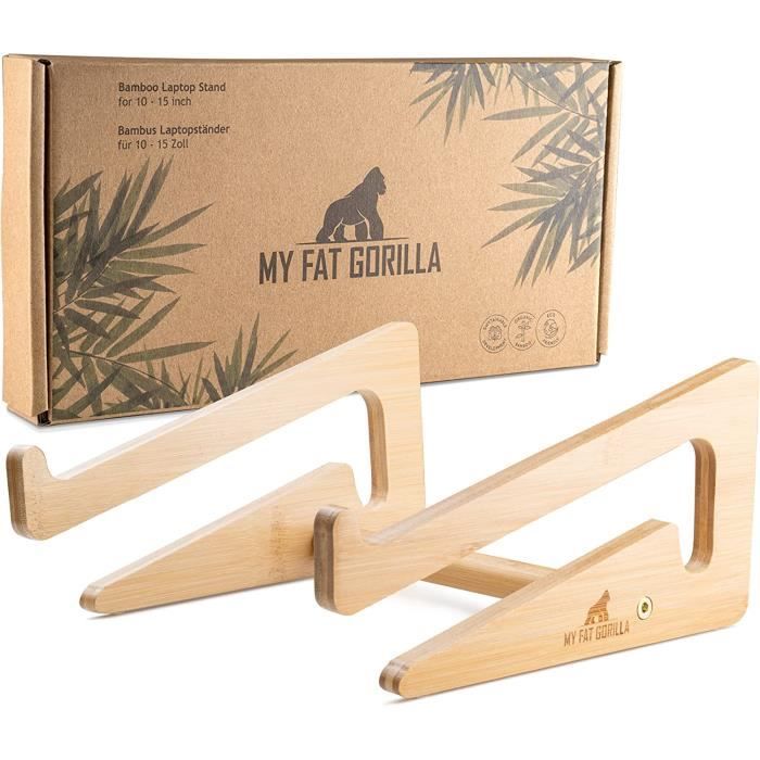 LI-Support pour Ordinateur Portable en Bambou, Support Universel ...