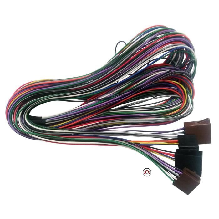 Fiches ISO Autoradio - Renault - CLIO - ISO Male/Femelle - 4HP - 4,5m ...