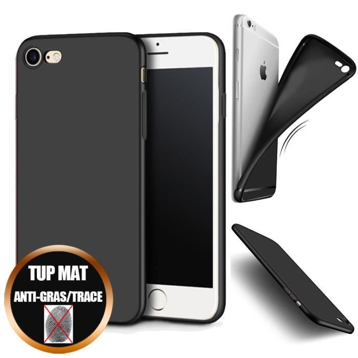 Coque iPhone 8 - Antichoc - Silicone TPU - Ultra Mince - Finition Mate ...