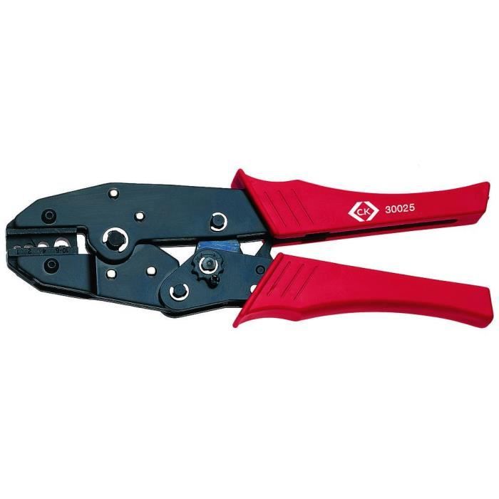 Pince à sertir pour cosses non isolées CK 430025 - Cdiscount Bricolage