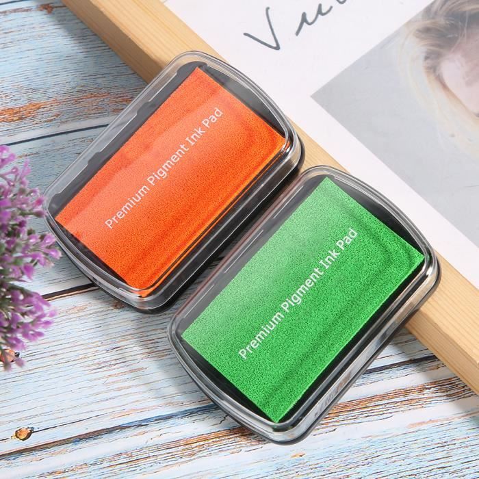 Tampon encreur éponge Tampon encreur à base d'huile Impression de doigt ...