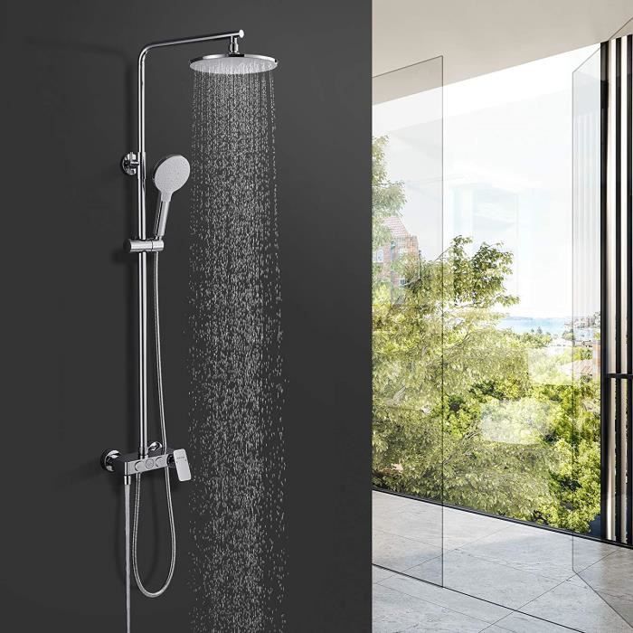 BONADE Colonne de Douche avec Robinetterie Ensemble de Douche en Laiton ...