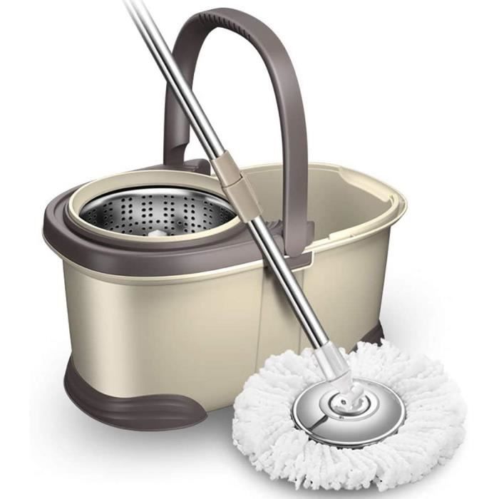 Mop sans Main Seau Rotating Mop Double Disque Bon Dieu Drag ...