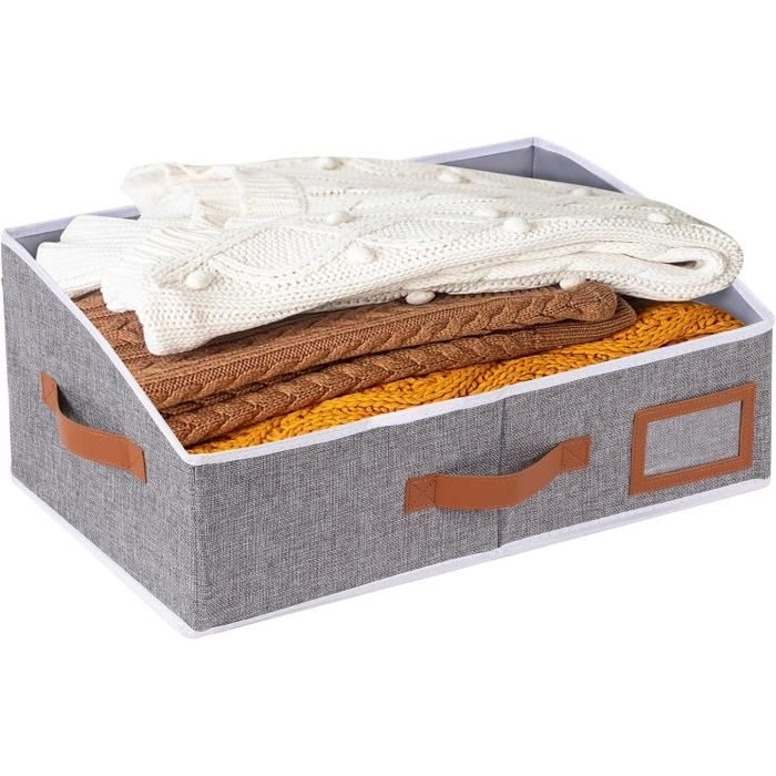 Panier De Rangement Trapézoïdal Pliable,Boîte De Rangement En Tissu ...