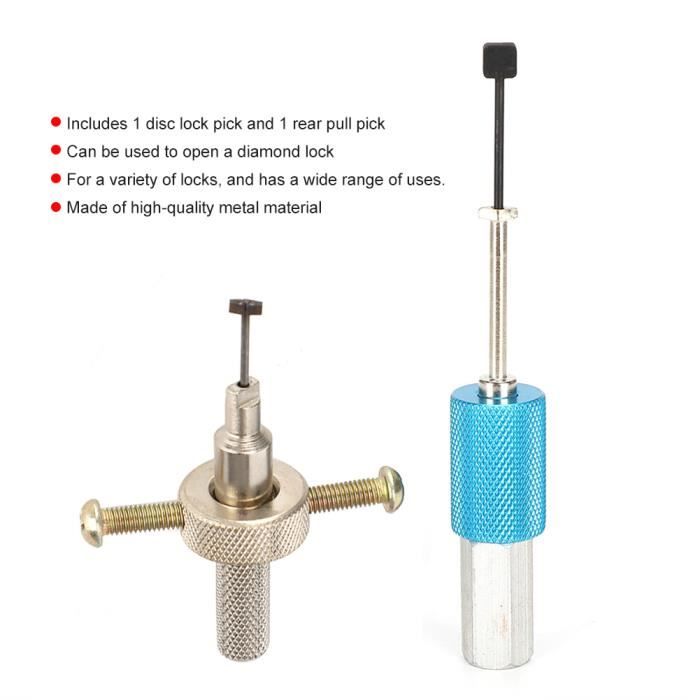 EJ.life Retenue de disque 2pcs / Set Disc Detainer Locksmith Lock Tool ...