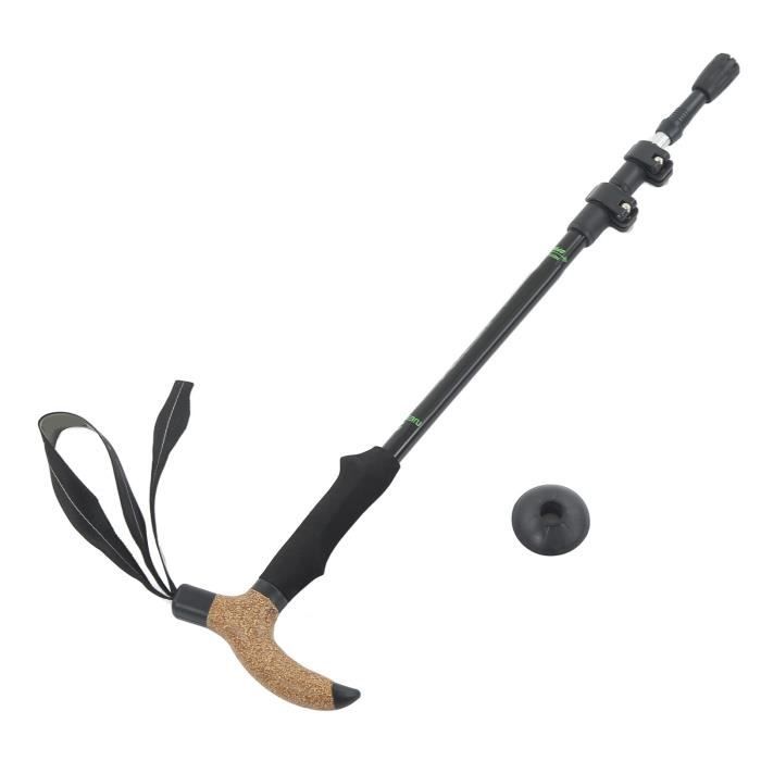 EJ.life Bâton d'escalade à 3 sections Bâton de randonnée rétractable à ...