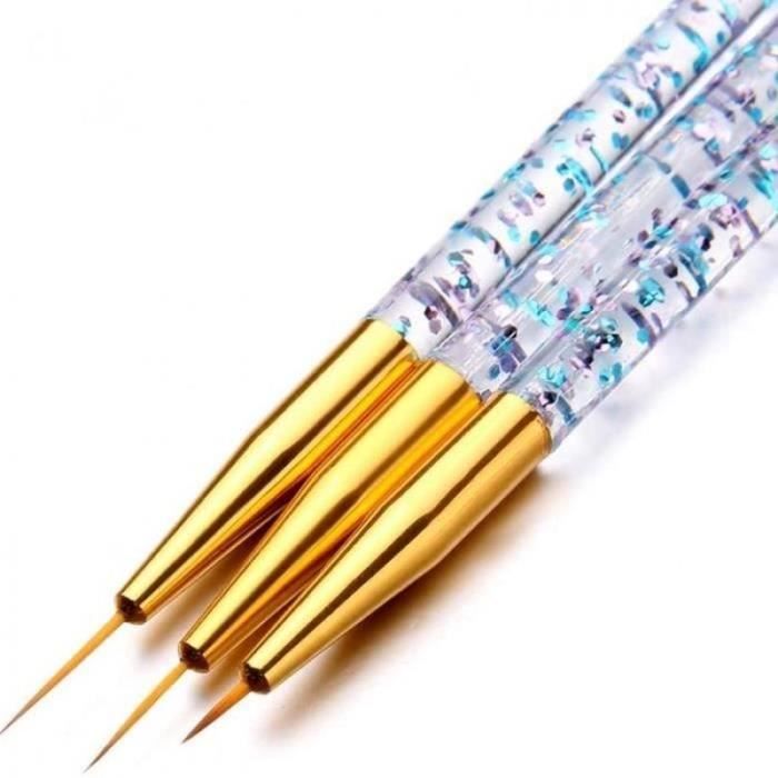 Pinceaux en Détail à Ongles Trousse de Stylo Liner Ongles Acrylique ...