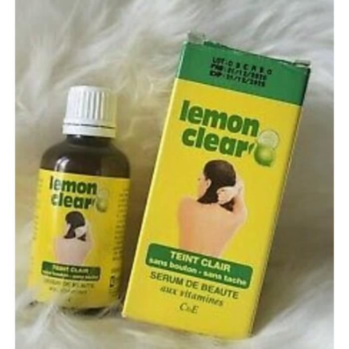 Sérum anti-tâches - Lemon Clear - 30ML - Éclaircissant - Élimine taches ...