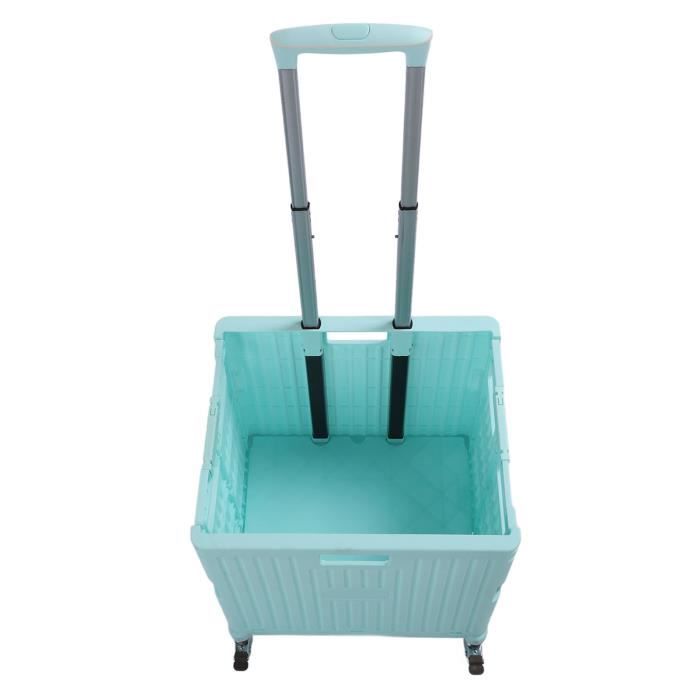 Mothinessto boîte roulante pliable Chariot utilitaire pliable, caisse ...