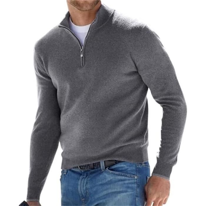 Sweatshirt à Fermeture éclair pour Hommes, Sweat - Shirt pour Hommes ...