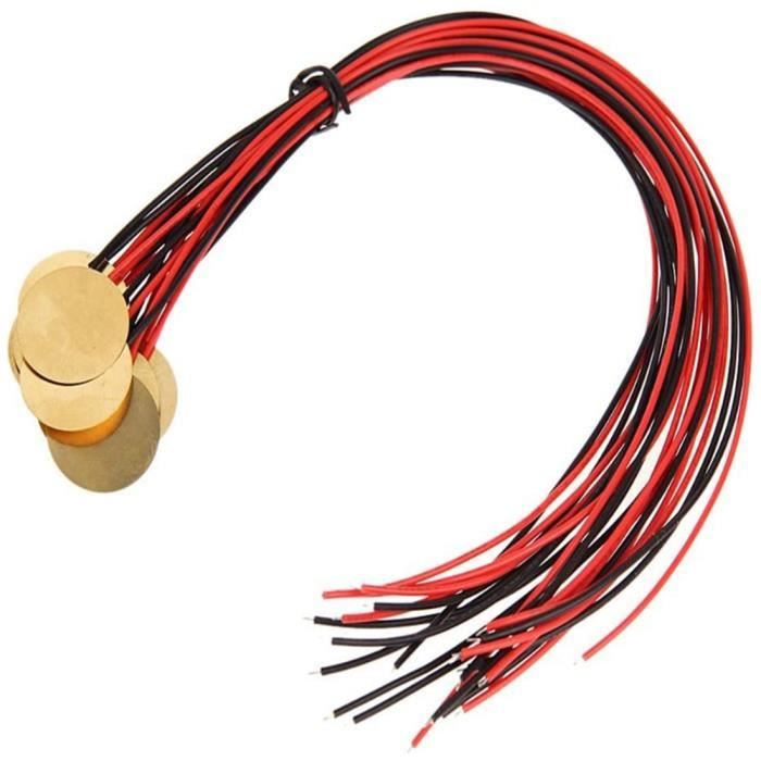 12 PièCes SéRies Transducteur de Ramassage PiéZo PréCâblé - DéClencheur ...