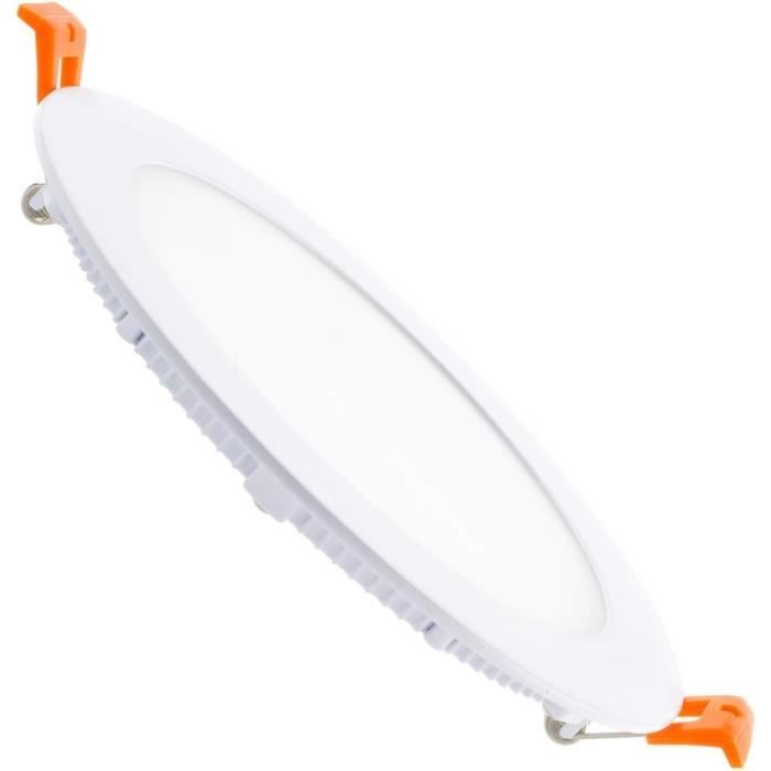 LEDKIA LIGHTING Dalle LED Downlight Spot Encastrable Ronde Extra-Plate 12W LIFUD Coupe Ø155mm ...