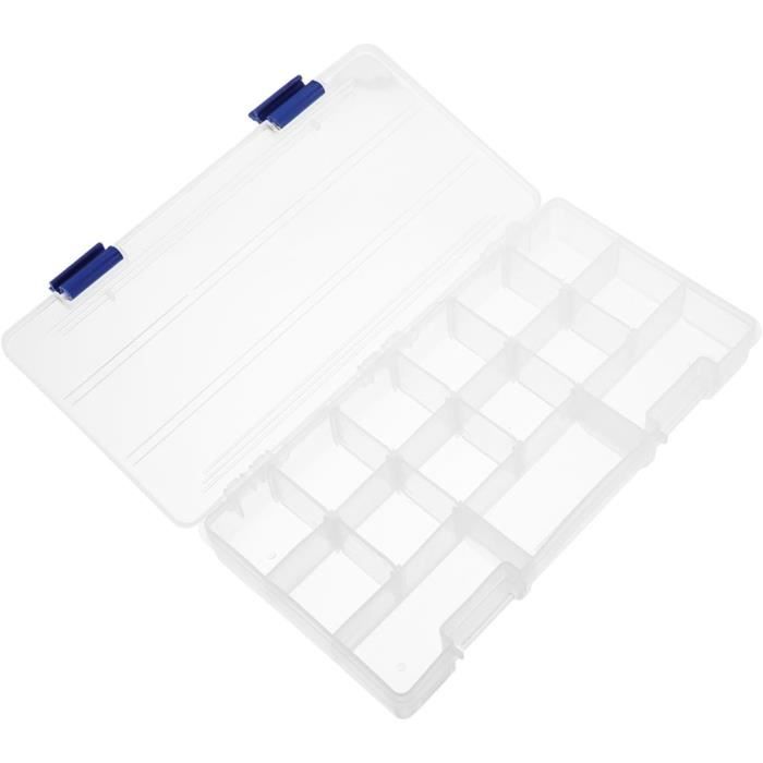 15 Boîtes Boîte À Appâts Appâts De Pêche Bacs De Rangement En Plastique ...