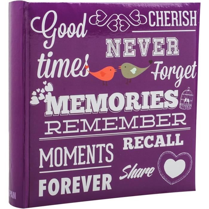 Memo Slip Dans Le Cas Album Photo Pour 200 Photos 4X6 "- 10X15Cm ...