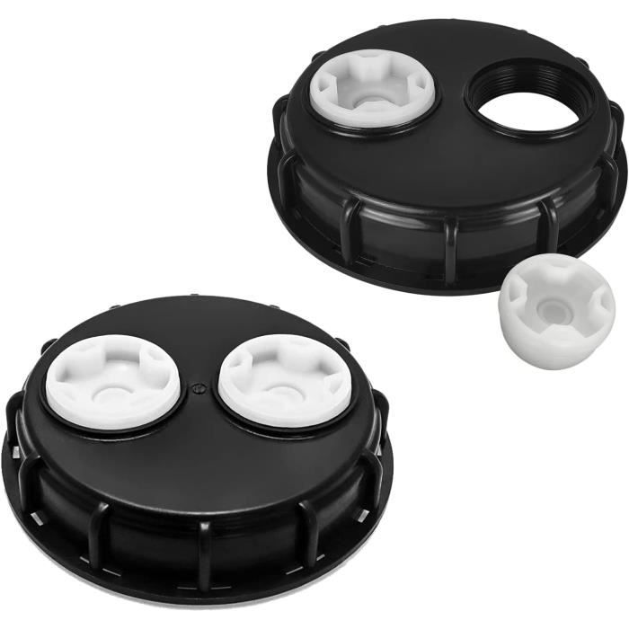 ® 2 Pièces Ibc Bouchons De Réservoir 163 Mm,Bouchon Cuve Avec Doubles Trous D‘Aération,Pour ...