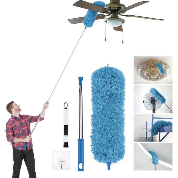 Plumeau Poussière,Plumeau Télescopique,Plumeau Microfibre Avec Poignée ...