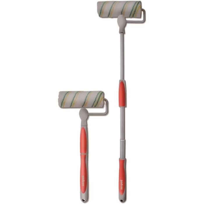 Poignée Télescopique Étendue 36-77 Cm Avec Rouleau 18 Cm - Pour Peintures Murales[Y41 ...