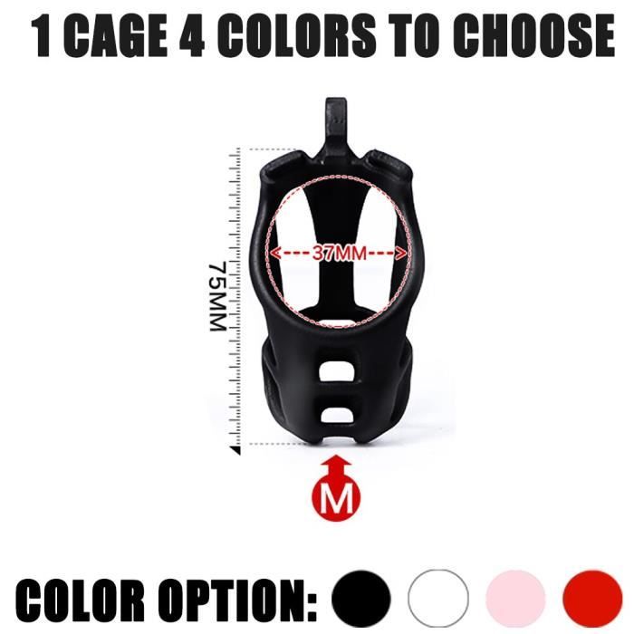 Only M Cage White -Cage à pénis pour homme, jouet sexuel masculin avec ...