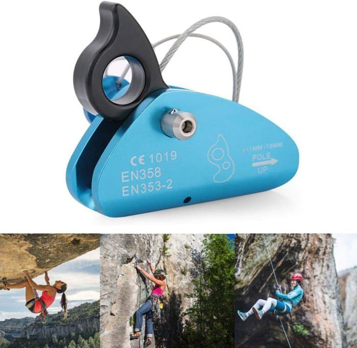 Auto-freinage Stop Escalade Mousqueton Corde Pince Grab Rappel Anneau ...
