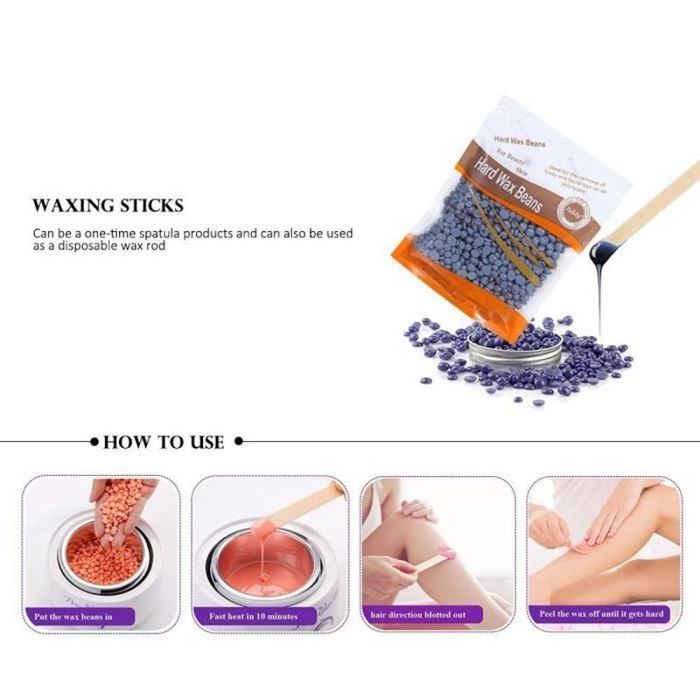 Chauffe-Cire Kit Professionnel 500ml Wax Warmer pour Épilation à la ...