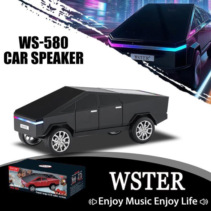 Enceinte portable WS-580 en forme de pick-up Bluetooth avec écran ...