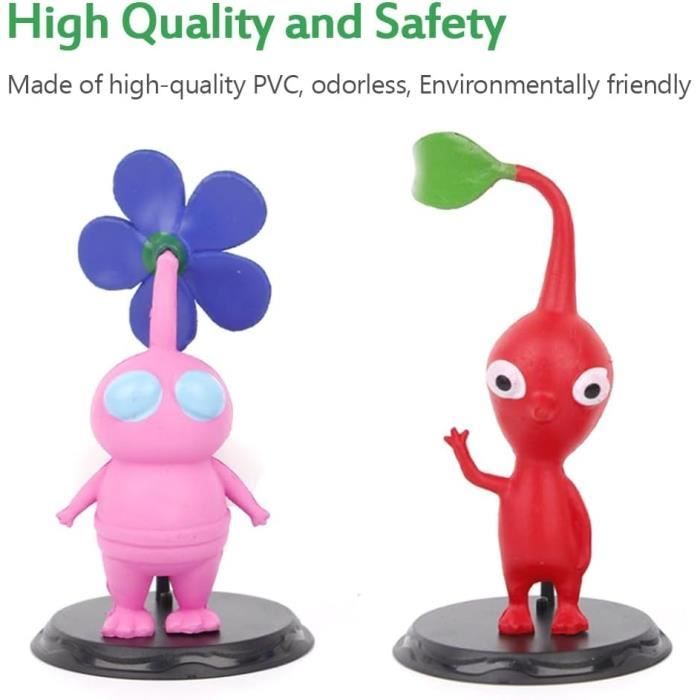 8pcs Pikmin Figurines Gâteau Topper Pikmin Mini Figurine Pikmin Cake ...