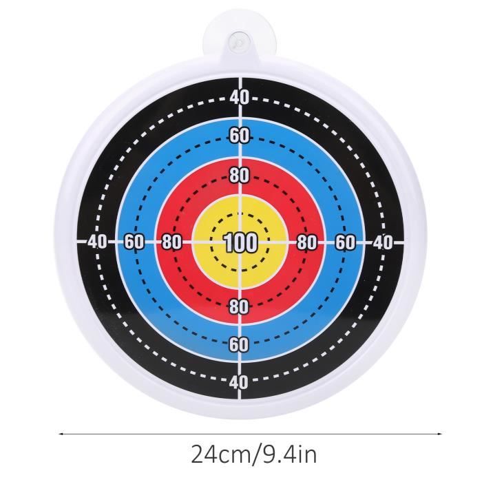 Cible à ventouse - VINGVO - ABS léger - Multicolore - Pour enfants de 3 ...