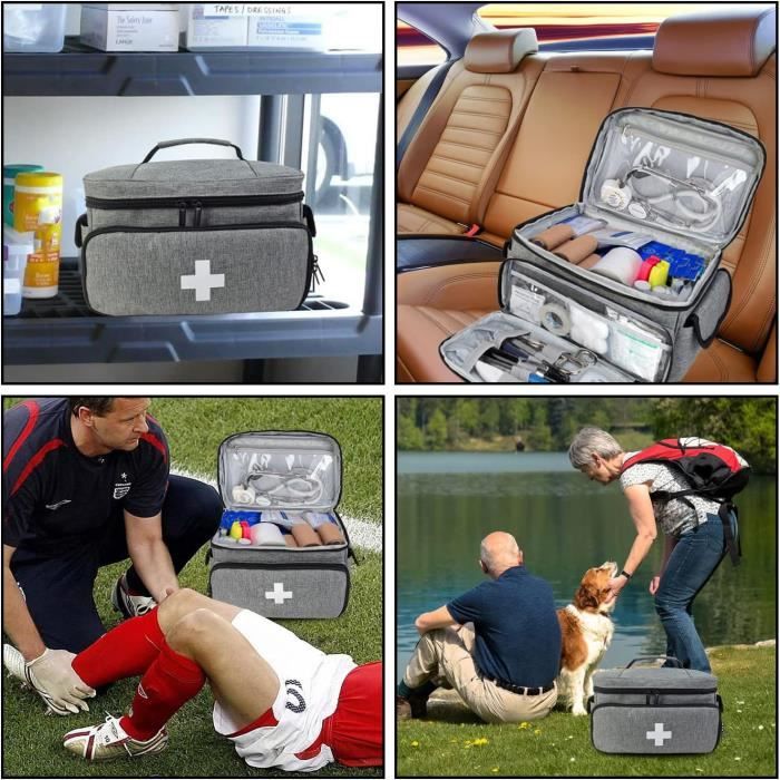 Trousse de Secours,sac de rangement de médicaments,trousse de premiers secours,trousse médicale ...