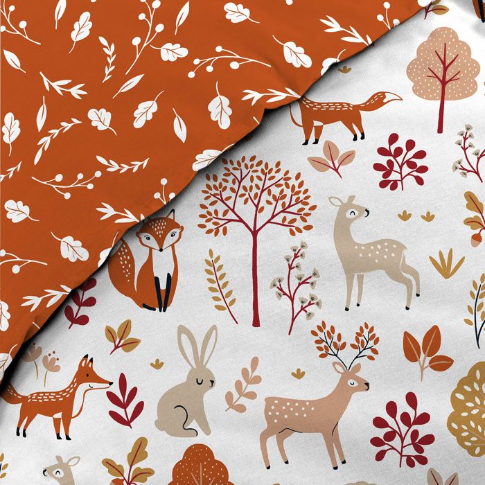 Housse de Couette Enfant 140 x 200 cm + 1 Taie – ROXY – 42 fils ...