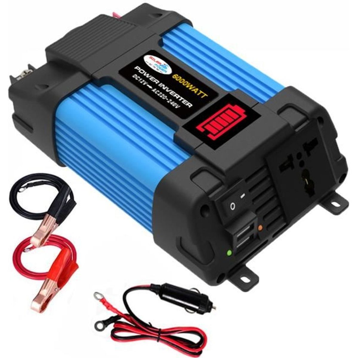 Convertisseur 6000W pur sinus（DC 12V à 220V AC ）- Onduleur - Cdiscount Auto